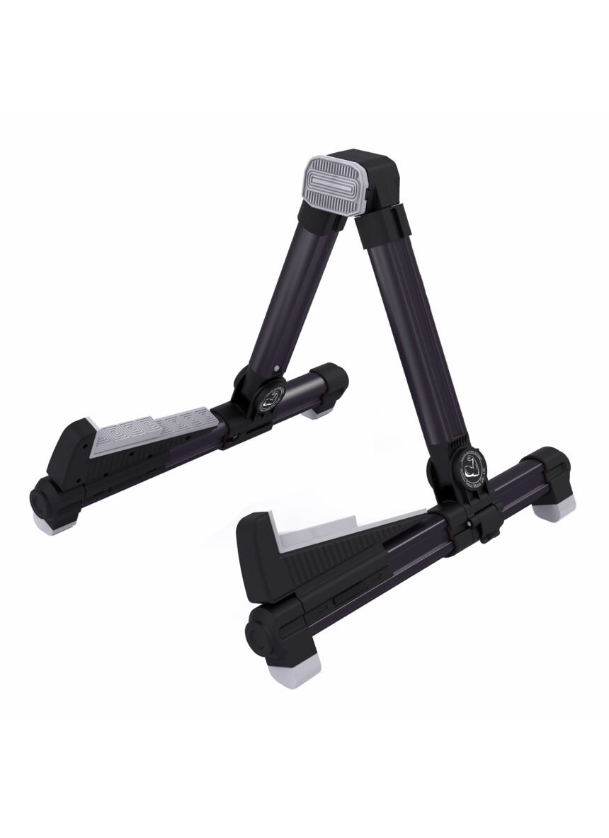 Galux GS-200 Folding Floor Guitar Stand Black - Dagna Music