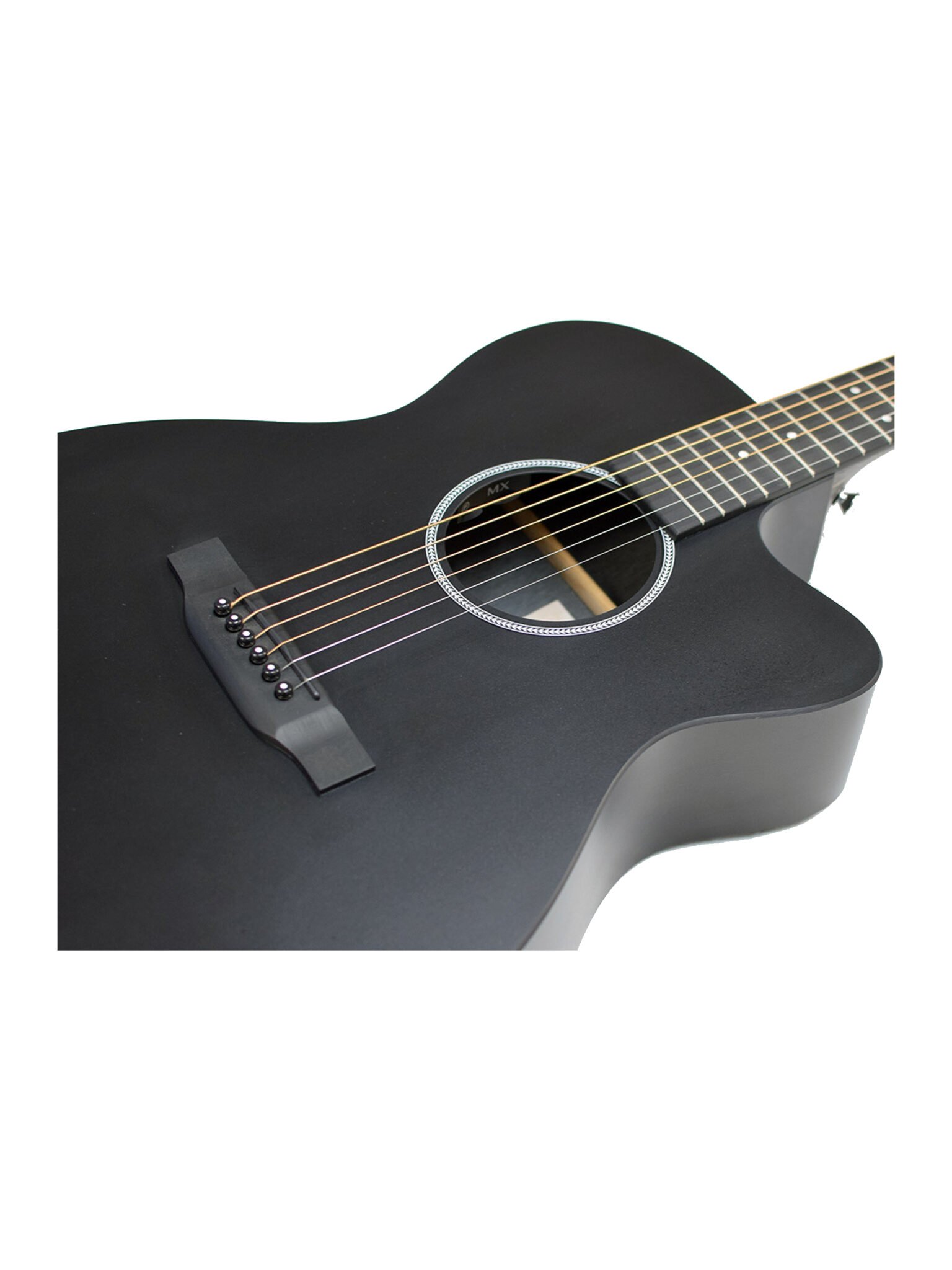 Martin OMC-X1E-01 HPL Semi Acoustic Guitar-Black - Dagna Music